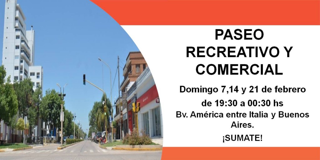paseo recreativo | Municipalidad de El Trébol
